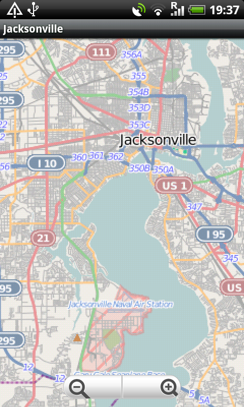 Jacksonville Street Map - App on Amazon Appstore