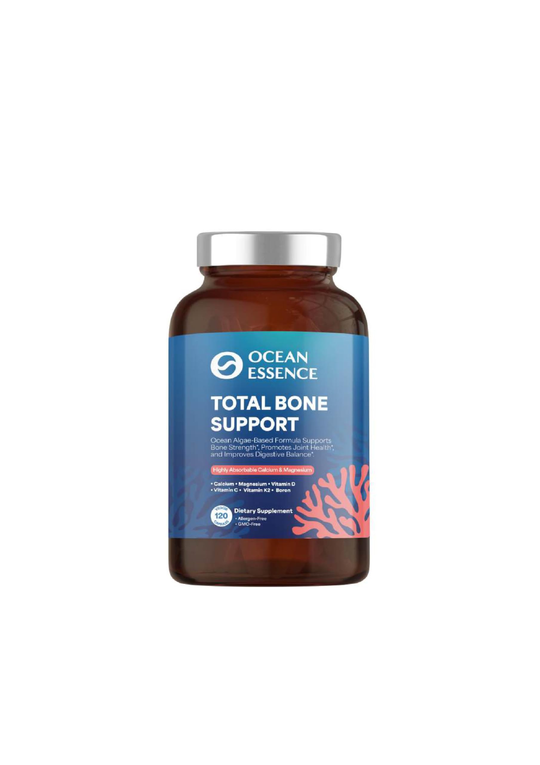 Amazon.com: OCEAN ESSENCE Total Bone Support - Plant-Based Algae ...