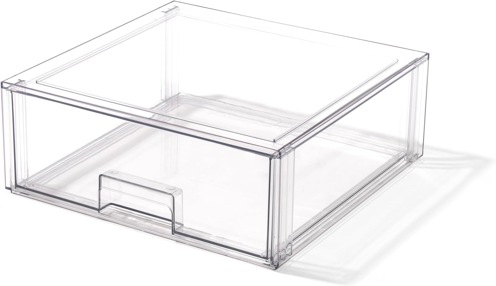Amazon.com: BINO | Stackable Storage Drawers, Small - 2 Pack, Clear ...