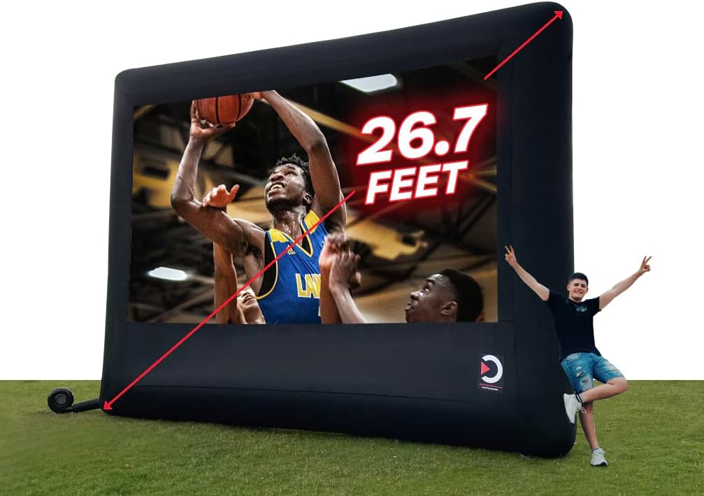 Amazon.com: Elite Outdoor Movies Premium Inflatable Movie Screen -True ...