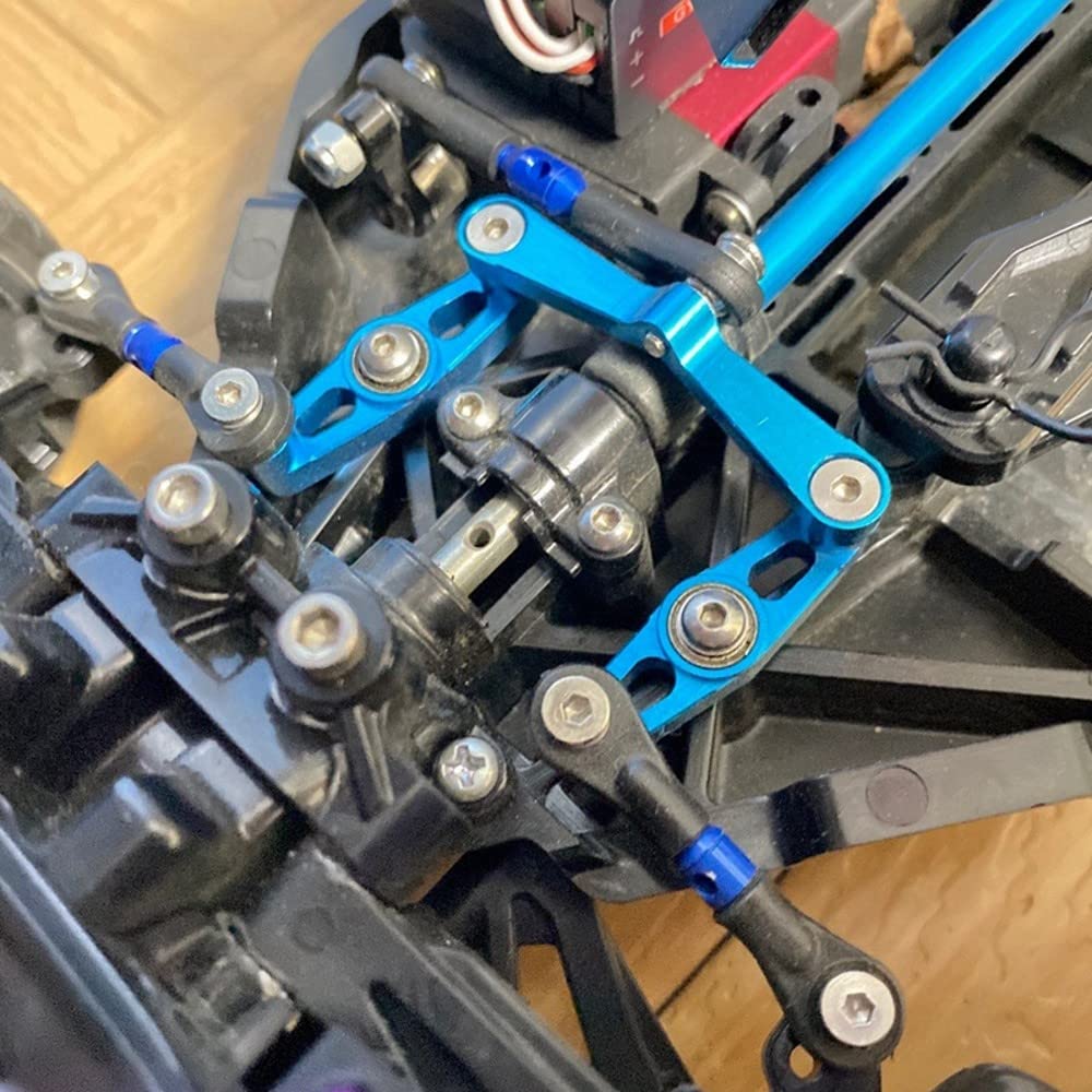 Amazon.com: Adjustable Steering Tie Link Pull Rod Linkage for Tamiya TT ...