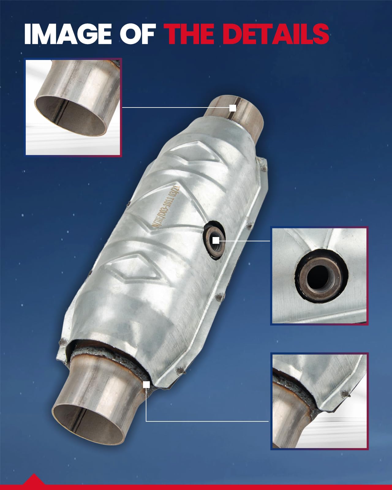 Snapklik.com : Zoncar Catalytic Converter, Pair 2.5 Catalytic Converter ...