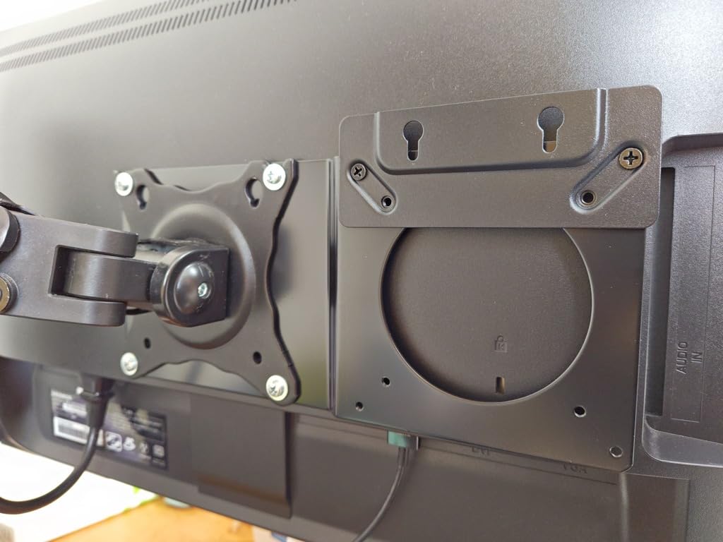 Amazon | NBROS モニター用 VESA規格 増設プレート [ 75mm×75mm / 100mm×100mm ] NB-VS7510PLUS | NBROS | テレビ壁掛け用部品