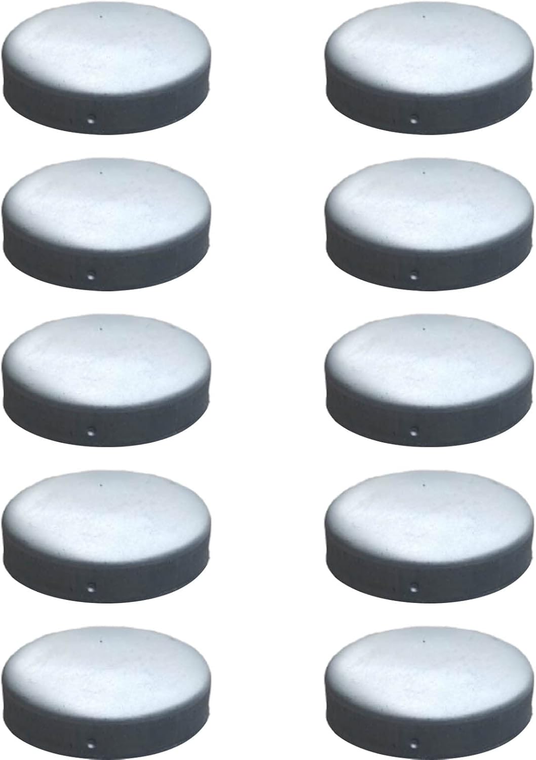 HUNTFF Piling Caps,Fence Post Cap,10Pcs Galvanized Steel Post Caps ...