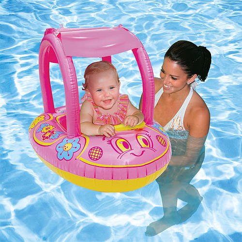 Aqua Leisure SunSmart Buggy float - Girls Flower Sunshade Buggy ...