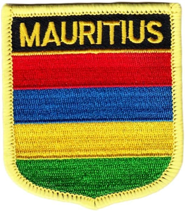 Amazon.com: Ruoming 1 PCS Mauritius Flag Patches Iron On or Sew On Embroidered Tactical Military ...