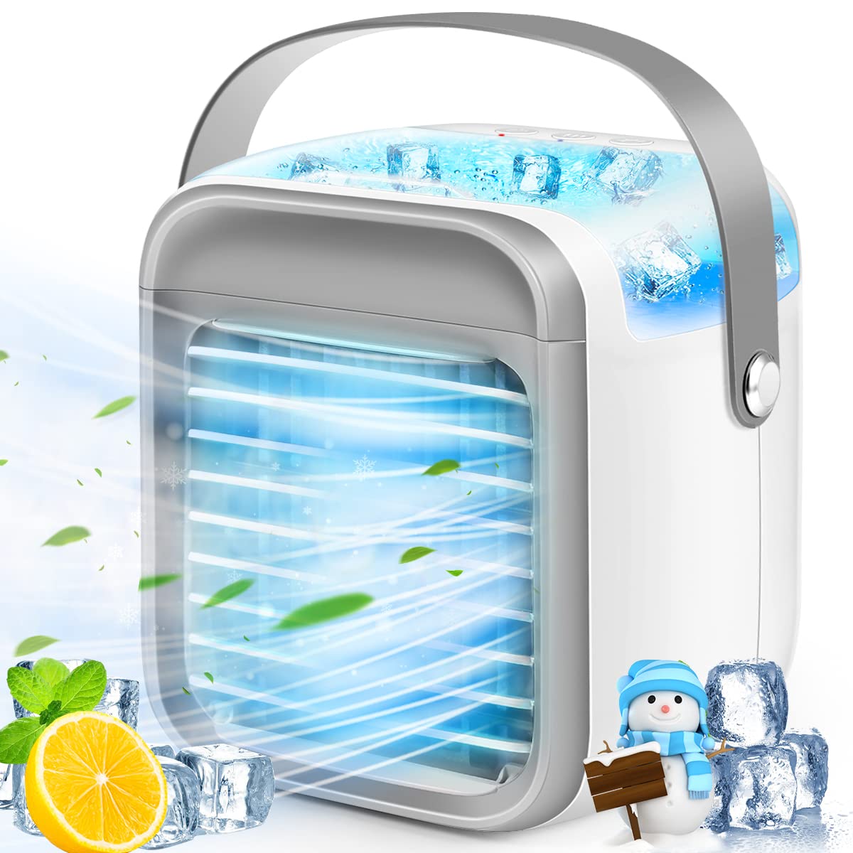 Portable Air Conditioner, Small Mobile Air Conditioner, Personal Space ...