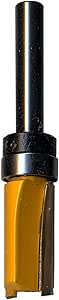 Task T24332 Top Bearing Flush Trim Router Bit with 1/4-Inch Shank, 1/2 ...