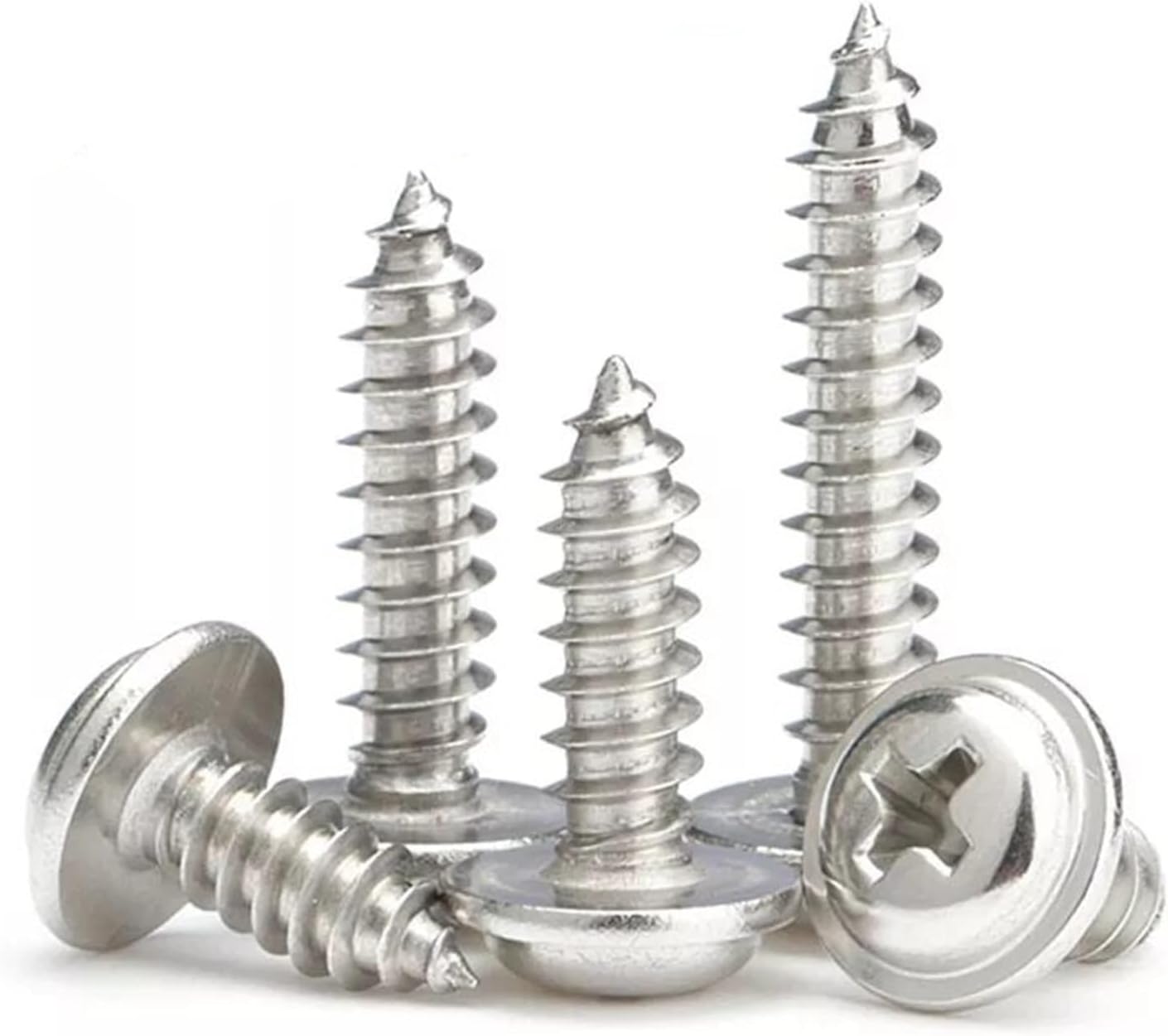 Vibering 50 Teile/los M 1,4 M 1,7 M2 M 2,6 M3 M 3,5 M4 M5 304 Edelstahl Kreuz PWA Phillips pan ...