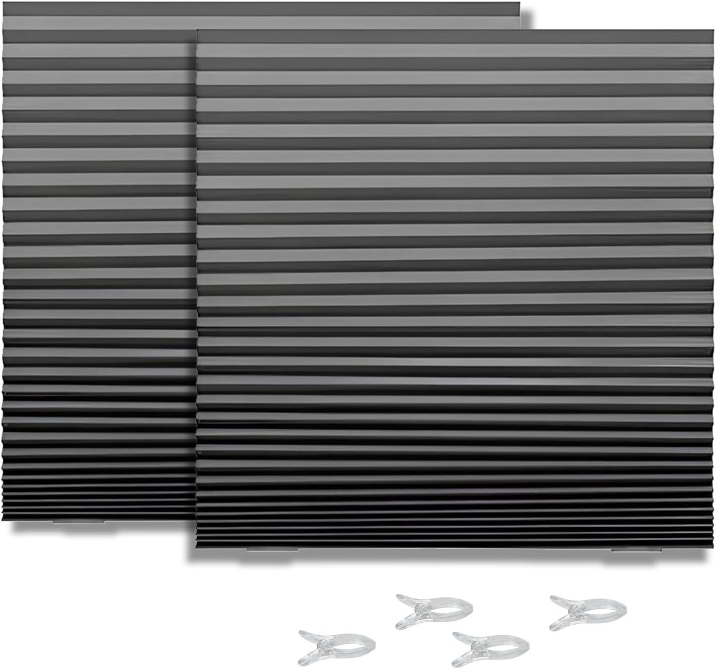 Amazon.com: FXHMHMJ Mini Blinds for Indoor Windows - Black Self ...