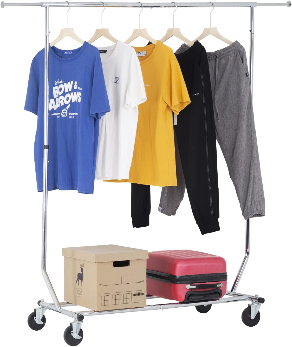 Amazon.com: PayLessHere Clothing Rack Commercial Clothes Garment Rack ...