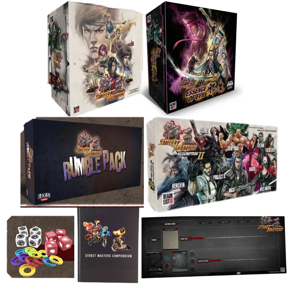 Amazon.com: Blacklist Games Street Masters The Board Game Bundle: The Base Game, Essence of Evil ...