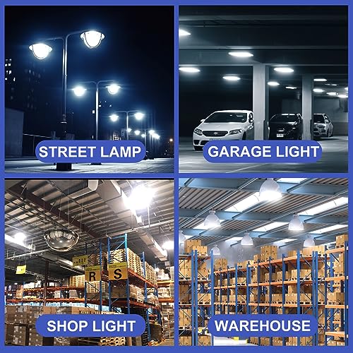 2 Pack 400W Equivalent Led Corn Light Bulb, 6000 Lumen 6000K Daylight ...