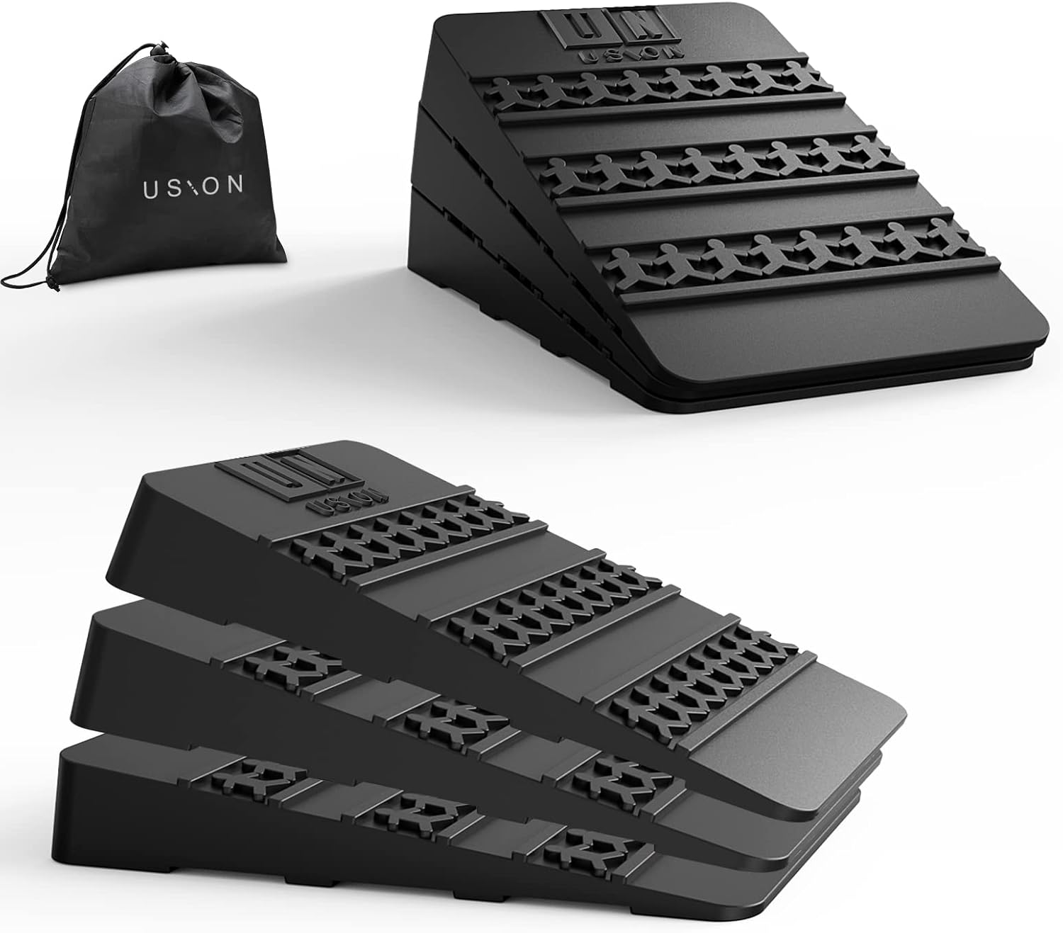 Amazon.com : Squat Wedge Blocks(6PCS), Adjustable Rubber Calf Stretcher ...
