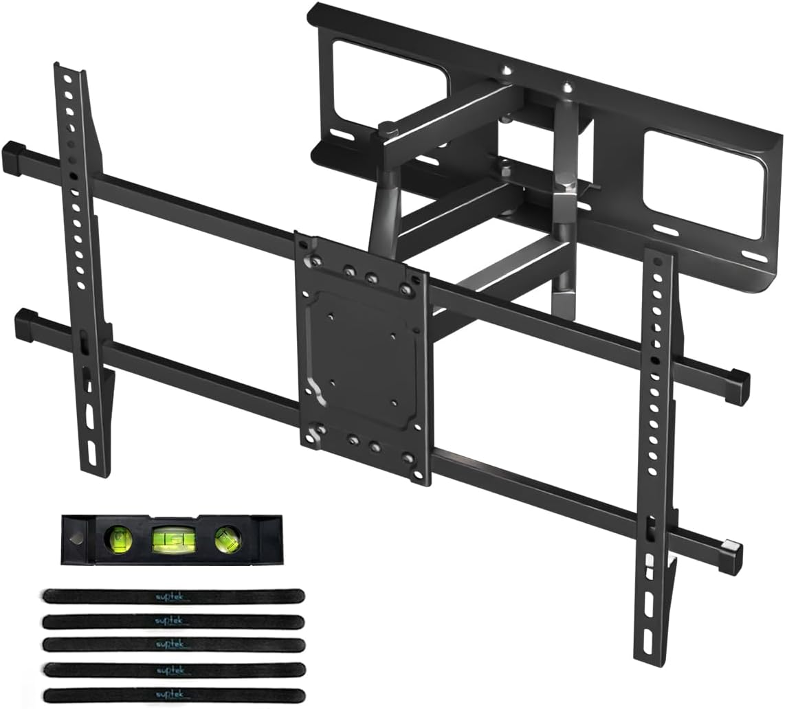 Amazon.com: Suptek Full Motion TV Wall Mount for 32 to 84 Inch TV ...