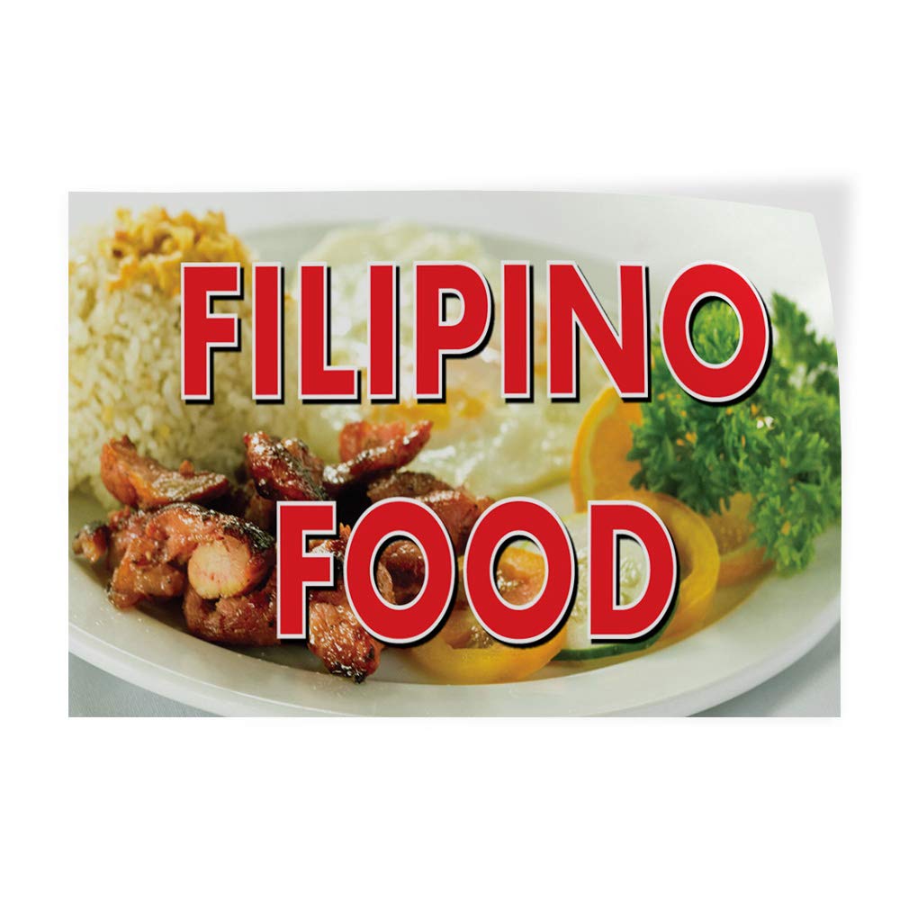 Buy Decal Sticker Multiple Sizes Filipino Food Restaurant Cafe Bar ...