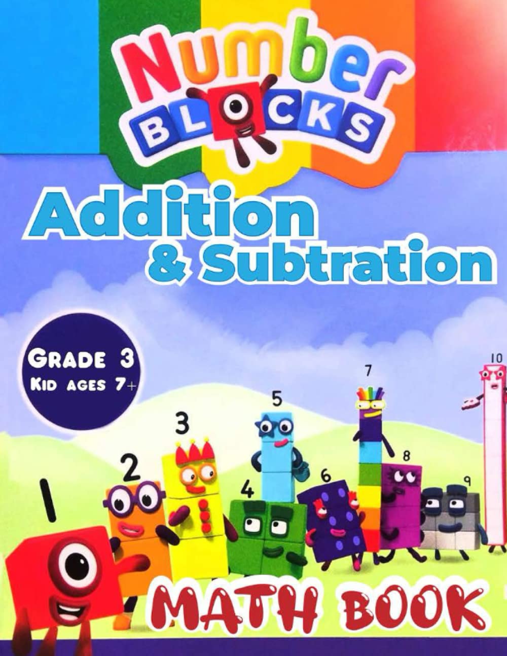 Buy Numberblocks Addition & Subtraction Math Book: Math Workbook Grade ...