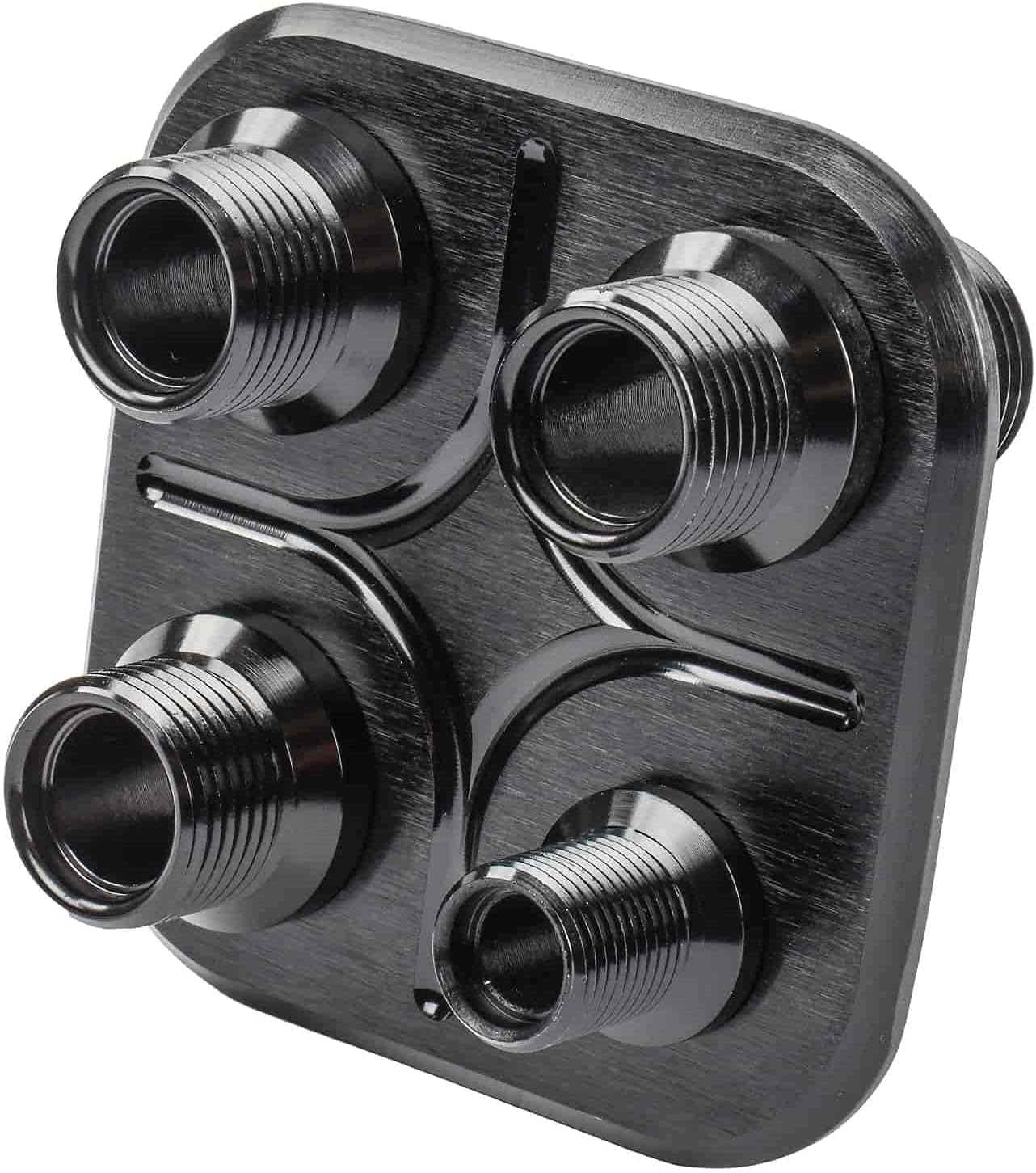 Amazon.com: JEGS 100980 Firewall Bulkhead 4-Port Black 5/16" (#6) & 1/2 ...