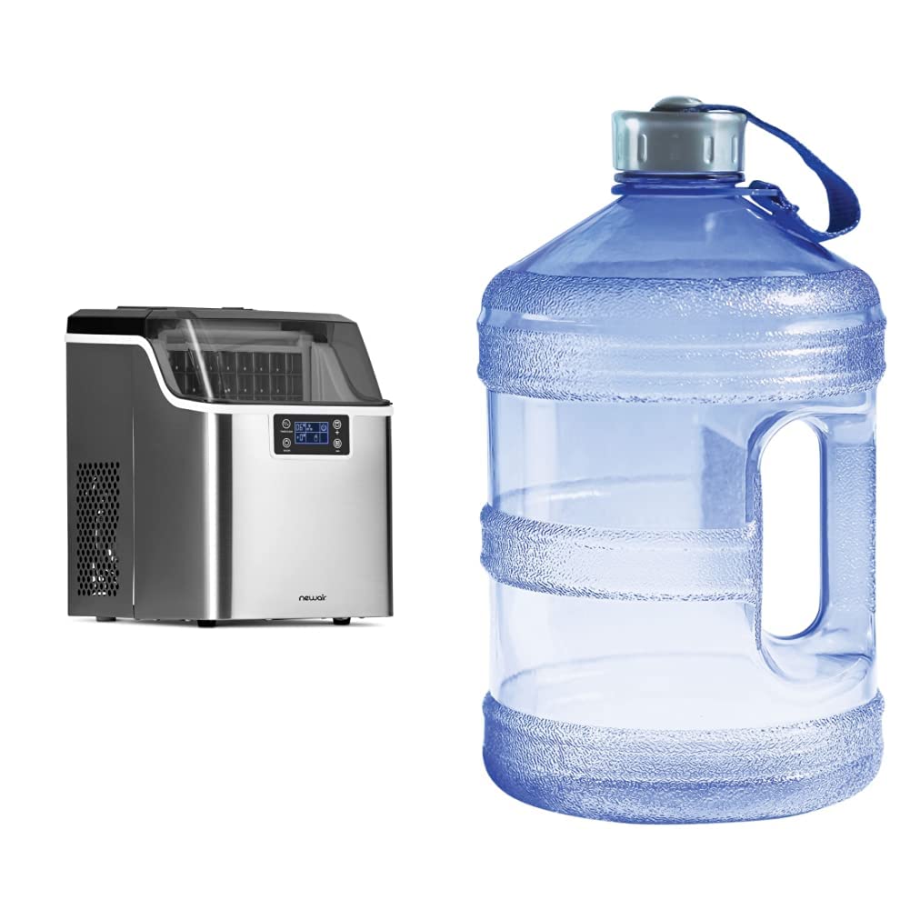 Amazon.com: Newair 45 lbs. Portable Countertop Clear Ice Maker + New ...
