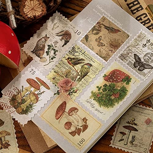 240 Pieces Vintage Postage Stamp Stickers Set,Aesthetic Botanical Deco ...