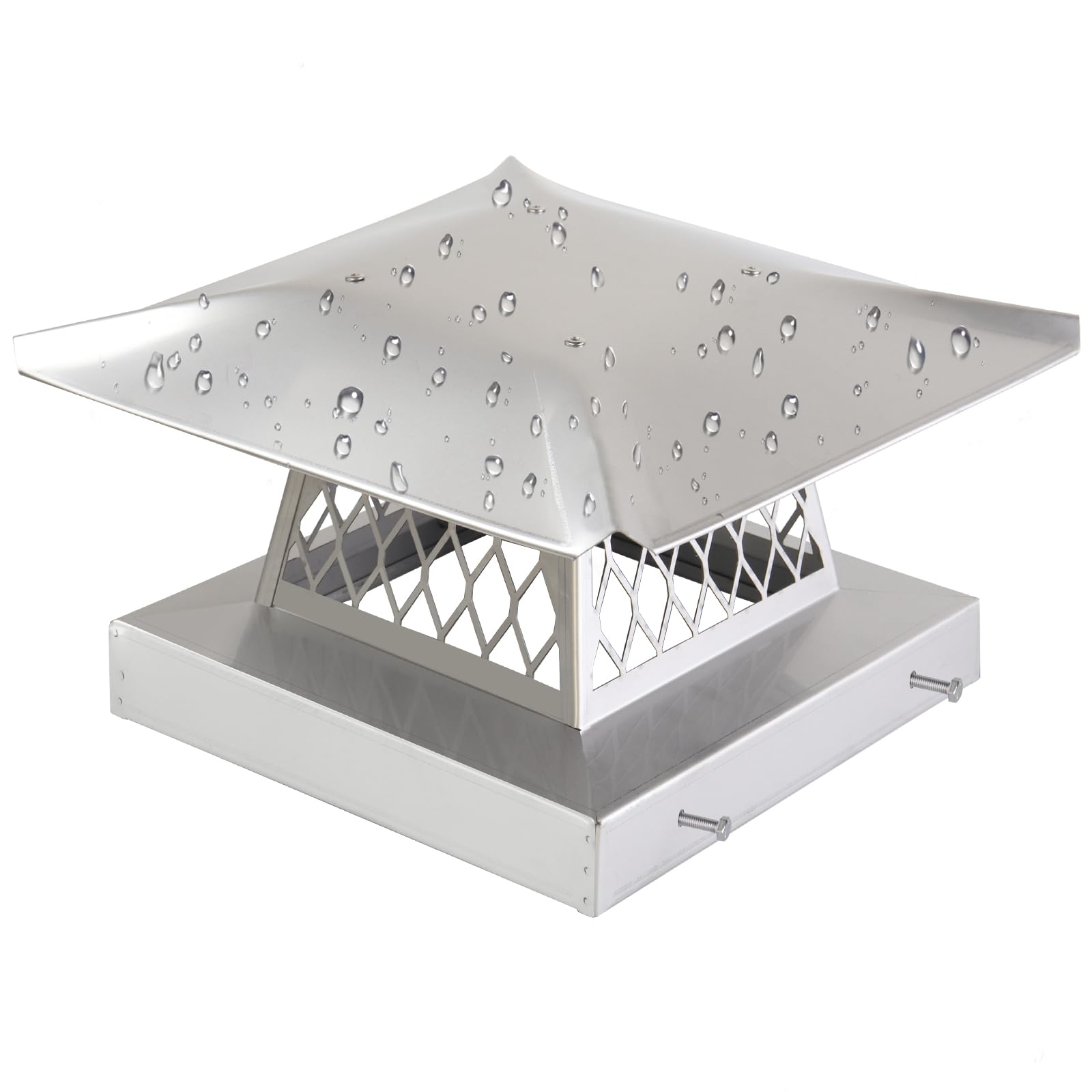 Snapklik.com : 9" X 9" Chimney Cap Chimney Cover,Fireplace Chimney Caps ...