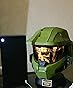 Amazon.com: HALO Master Chief Deluxe Helmet with Stand - LED Lights on ...