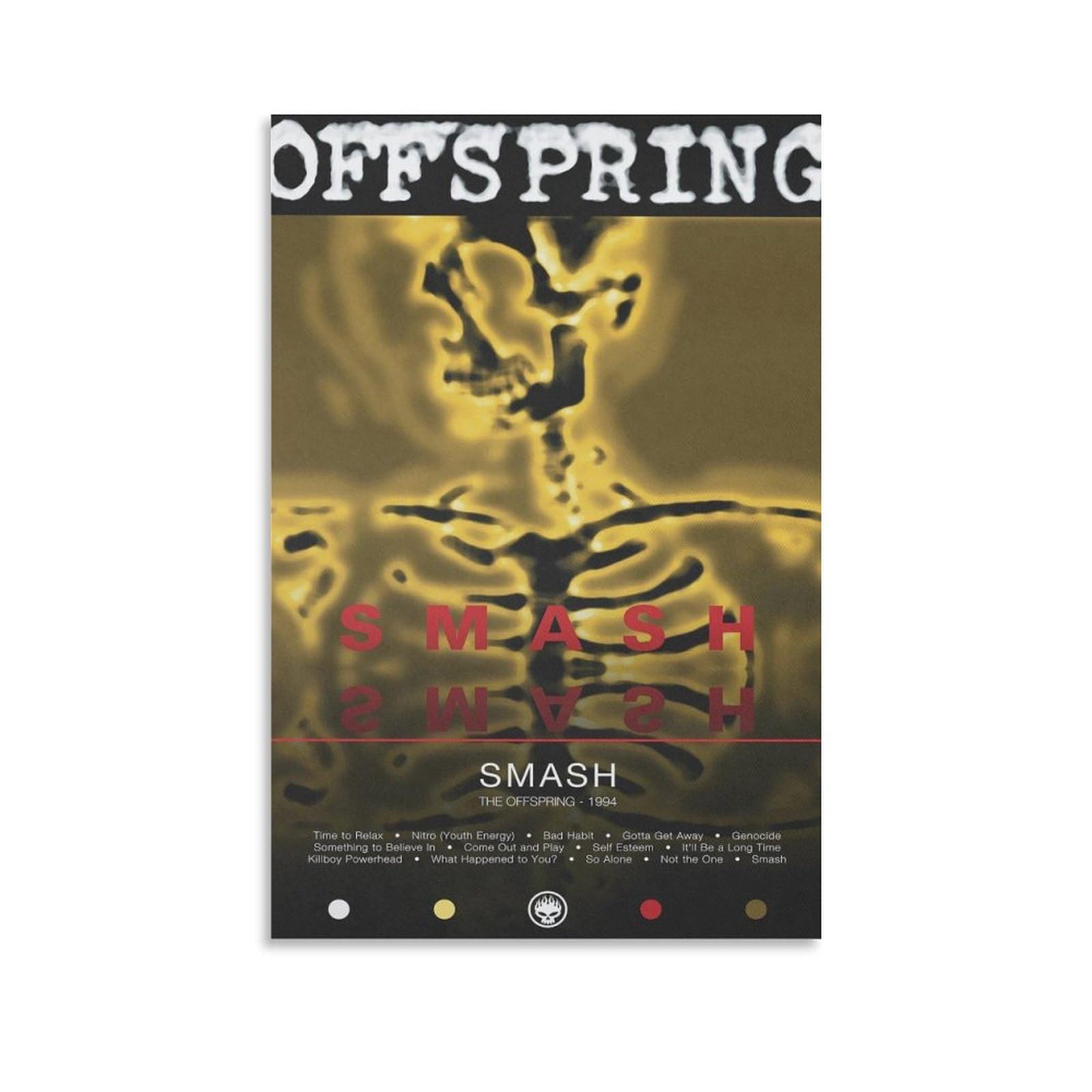 Amazon.com: The Offspring Smash Canvas Poster Bedroom Decoration ...
