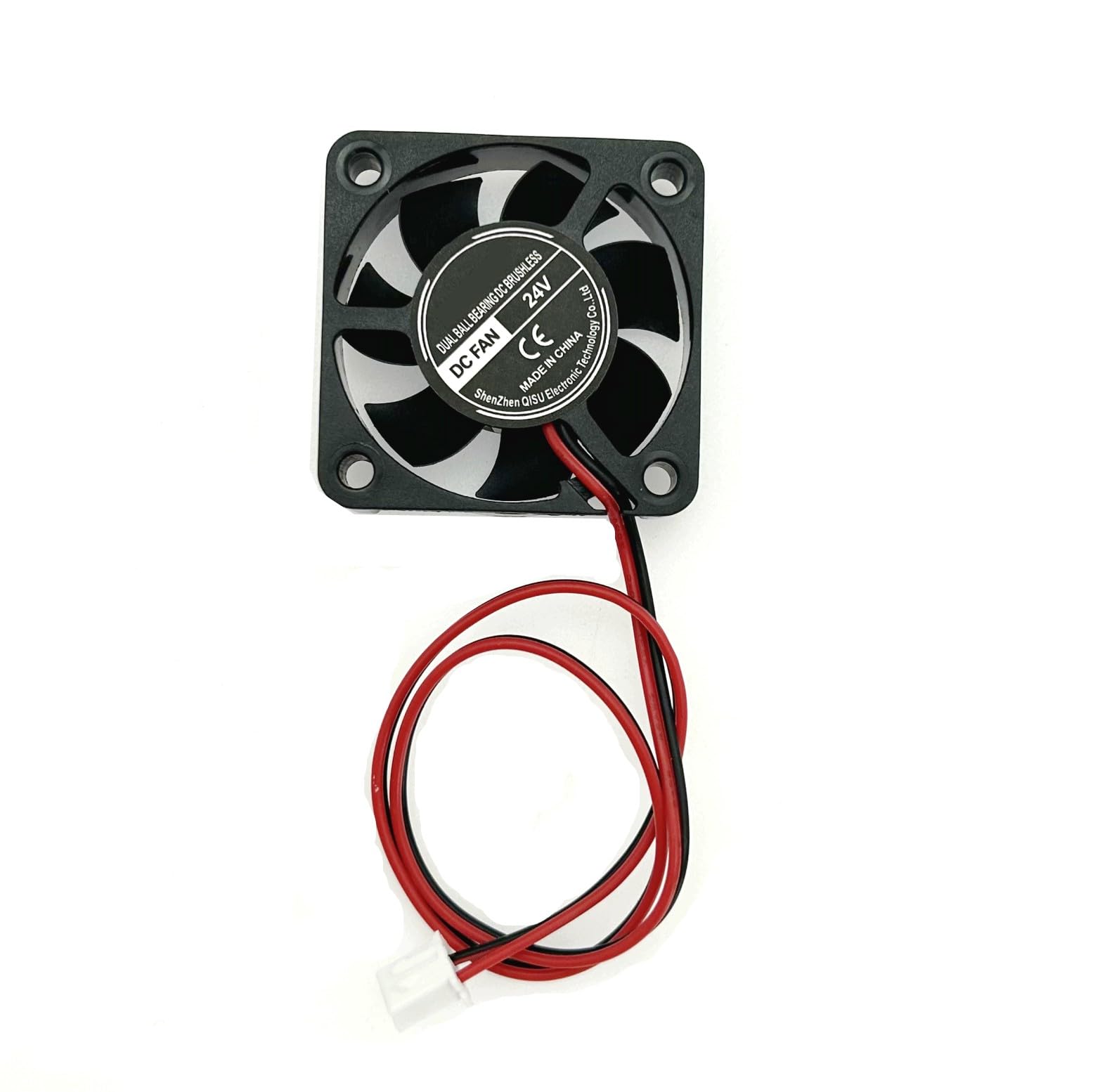 JZK 40x40x10 mm 2pin DC 24V mini silent cooling fan with wires, 4010 ...