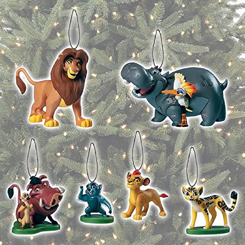 Buy Disney The Lion Guard Exclusive PVC 6 PC Ornament Set Include Simba ...