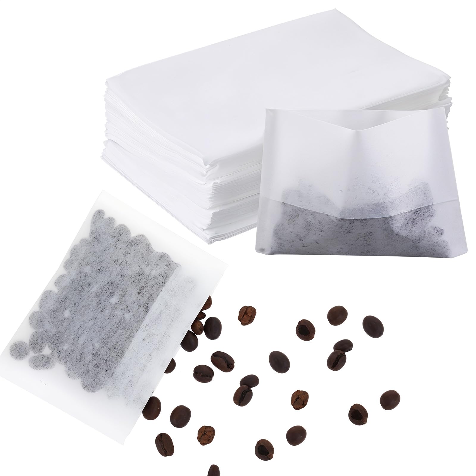 Amazon.com: 100 Pcs Disposable Tea Bags for Loose Leaf Tea, Tea Filter ...