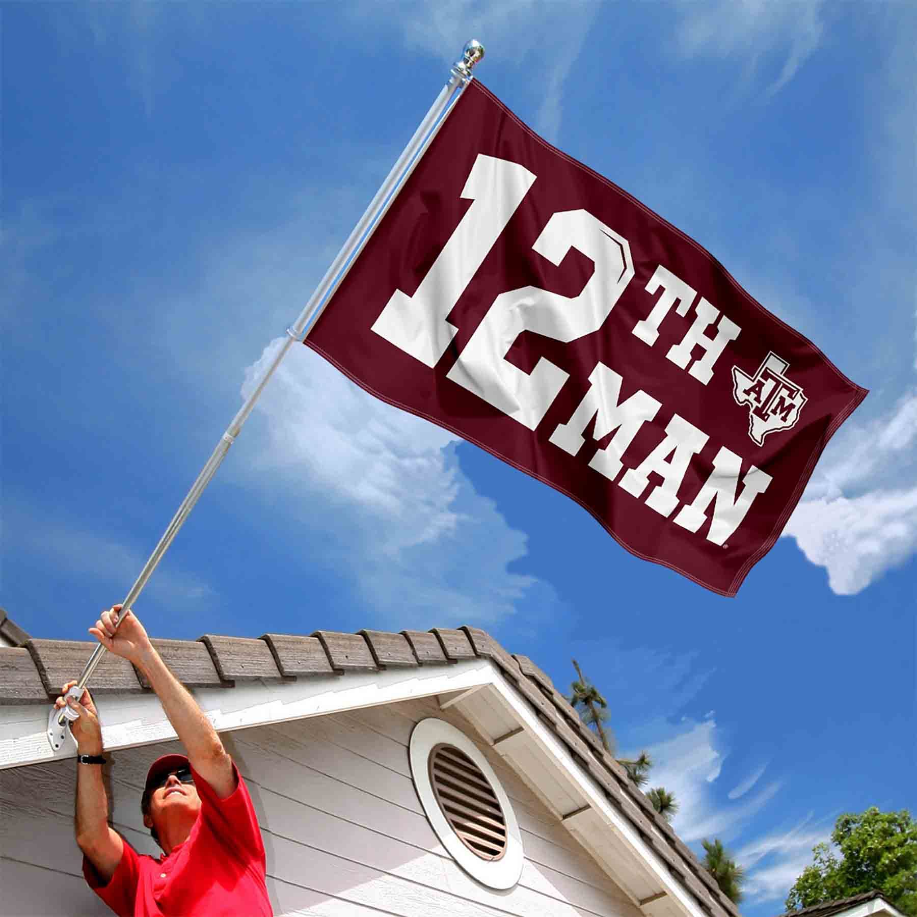 12th Man American Flag