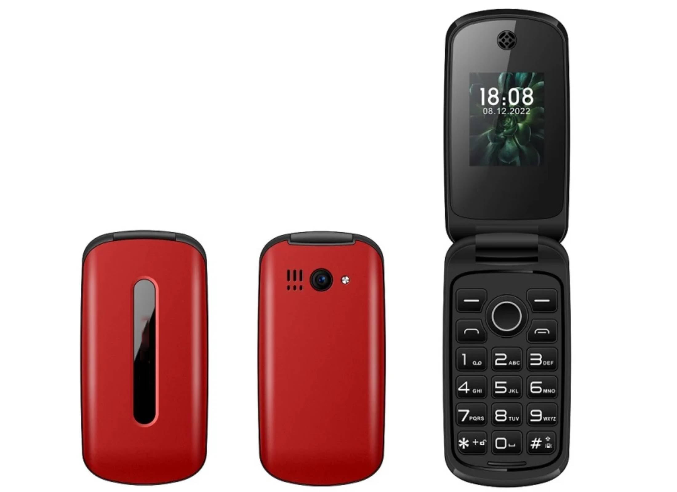 Amazon.com: ASHATA F4 Senior Flip Phone, 2G SOS Big Mobile Phone with ...