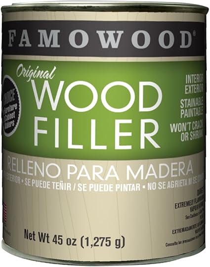 Amazon.com: FAMOWOOD Original Wood Filler -Maple - Quart Net Wt 45oz(1 ...
