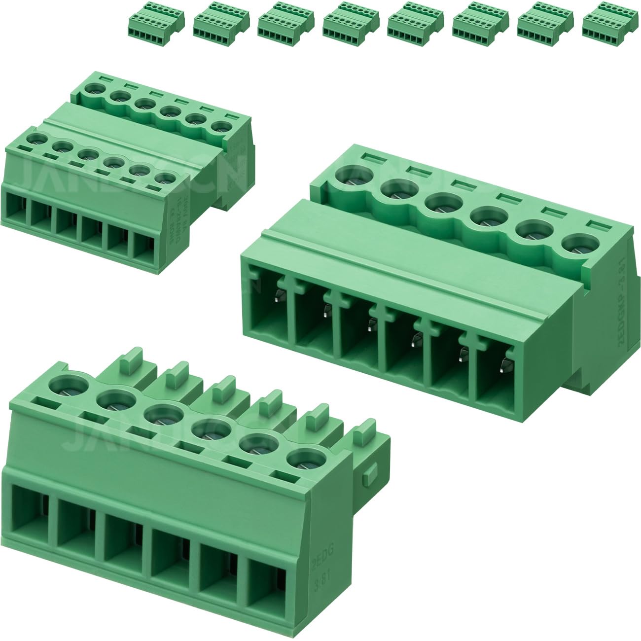 Snapklik.com : JANDECCN 10Pcs 6 Pin 3.81mm Pitch DIY PCB Mount Screw ...