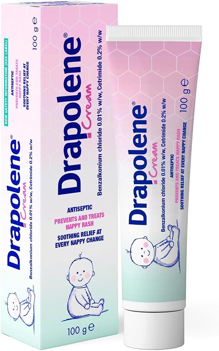 Drapolene® Cream 100g Tube | Prevents and Treats Nappy Rash | Soothes ...