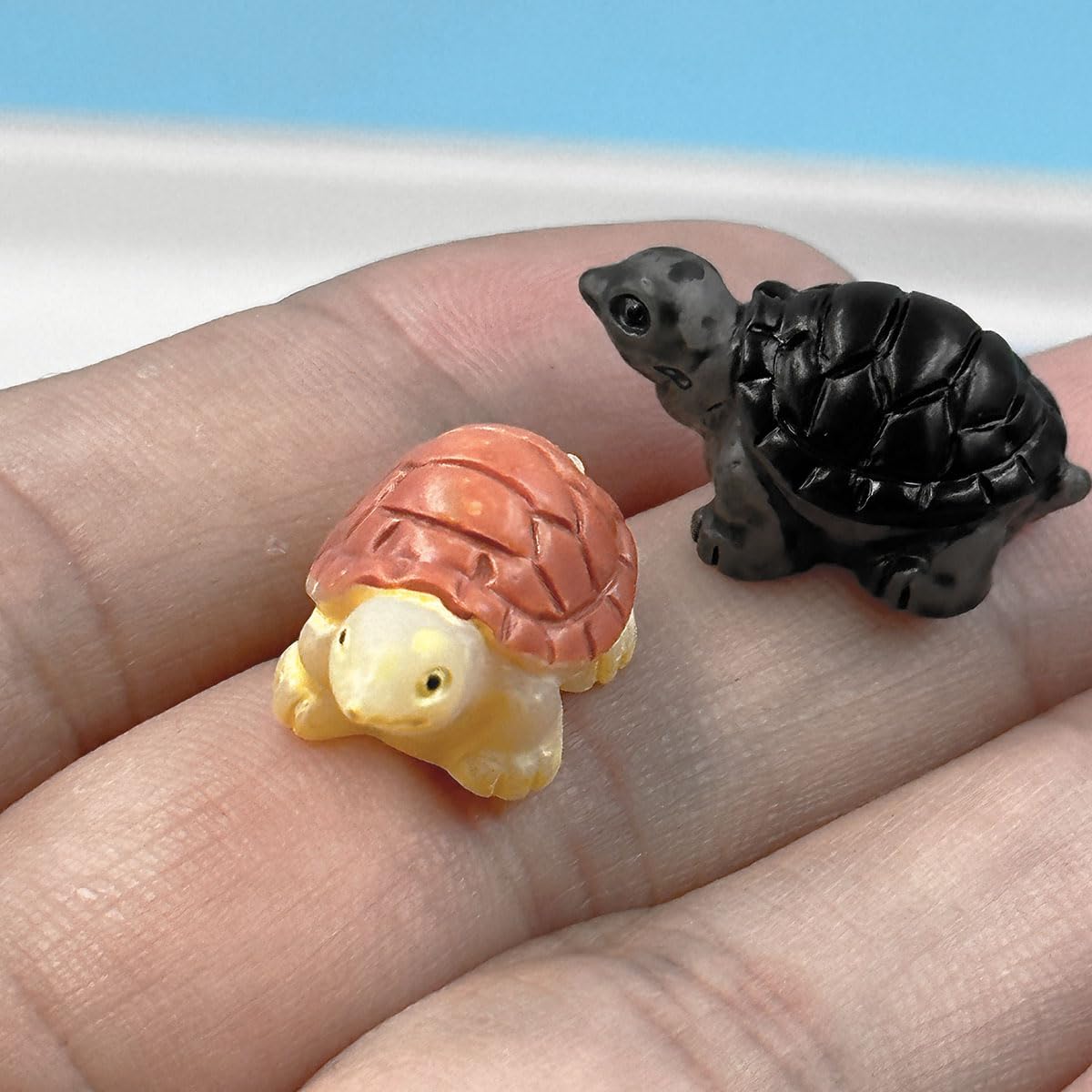 Tortoise Toys Mini Turtles Miniature Figurines Replica Small Turtle ...