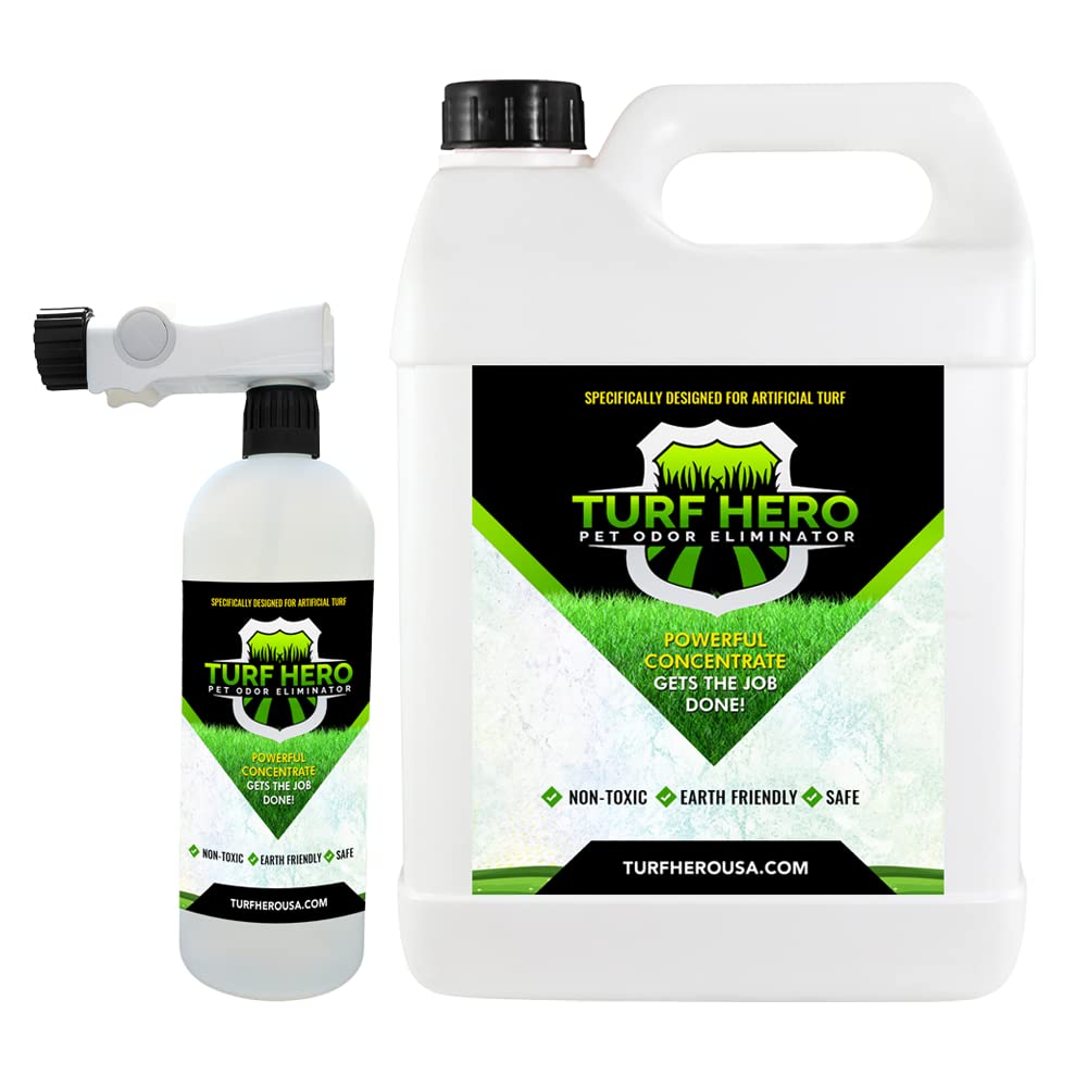 Amazon.com: TURF HERO PET ODOR ELIMINATOR FOR ARTIFICIAL TURF. POWERFUL ...