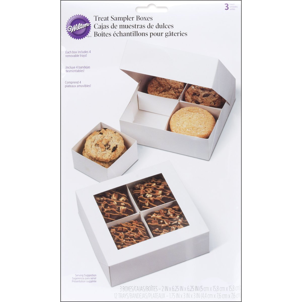 Amazon.com: Wilton Treat Sampler Boxes, Perfect for Sharing homemade ...