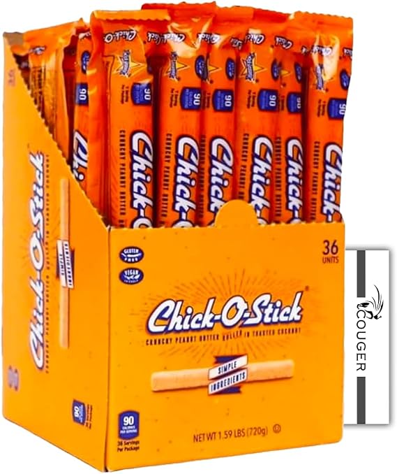 Amazon.com: Atkinson's Chick O Sticks 36 ct Box with Couger Sticker ...