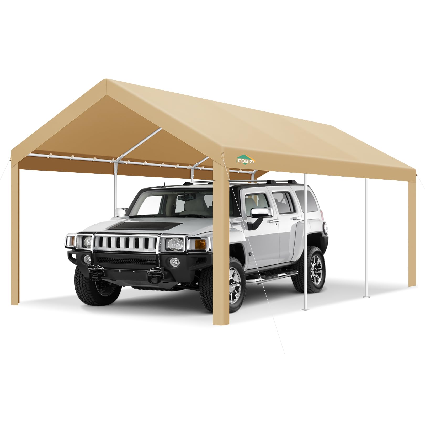 Amazon.com: COBIZI Carport Canopy 12x20 Heavy Duty Portable Garage 2.0 ...