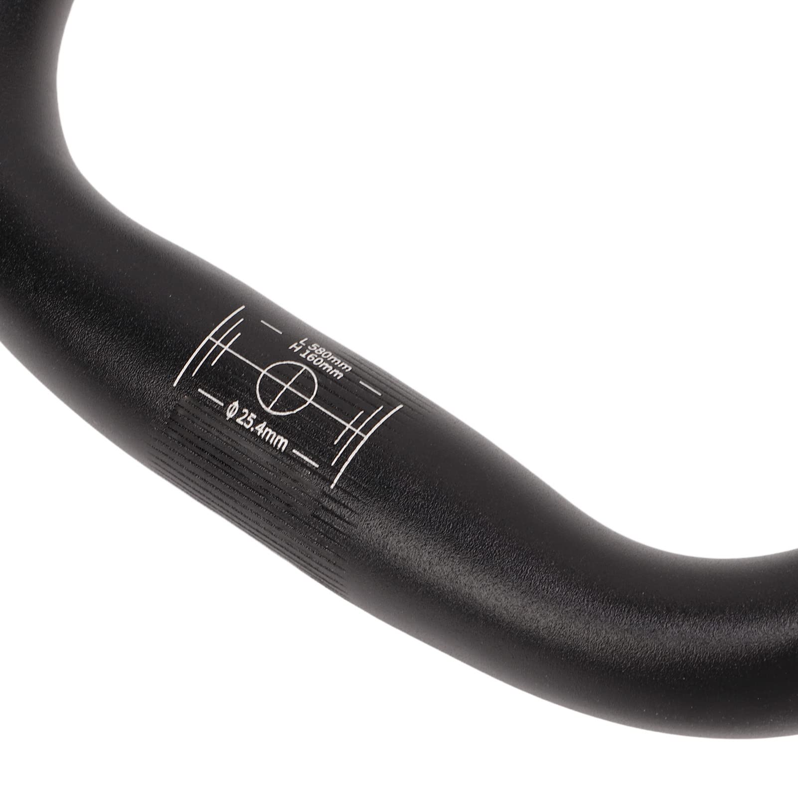 RiToEasysports Bike Riser Handlebar, 25.4mm Diameter 580mm Extra Long ...