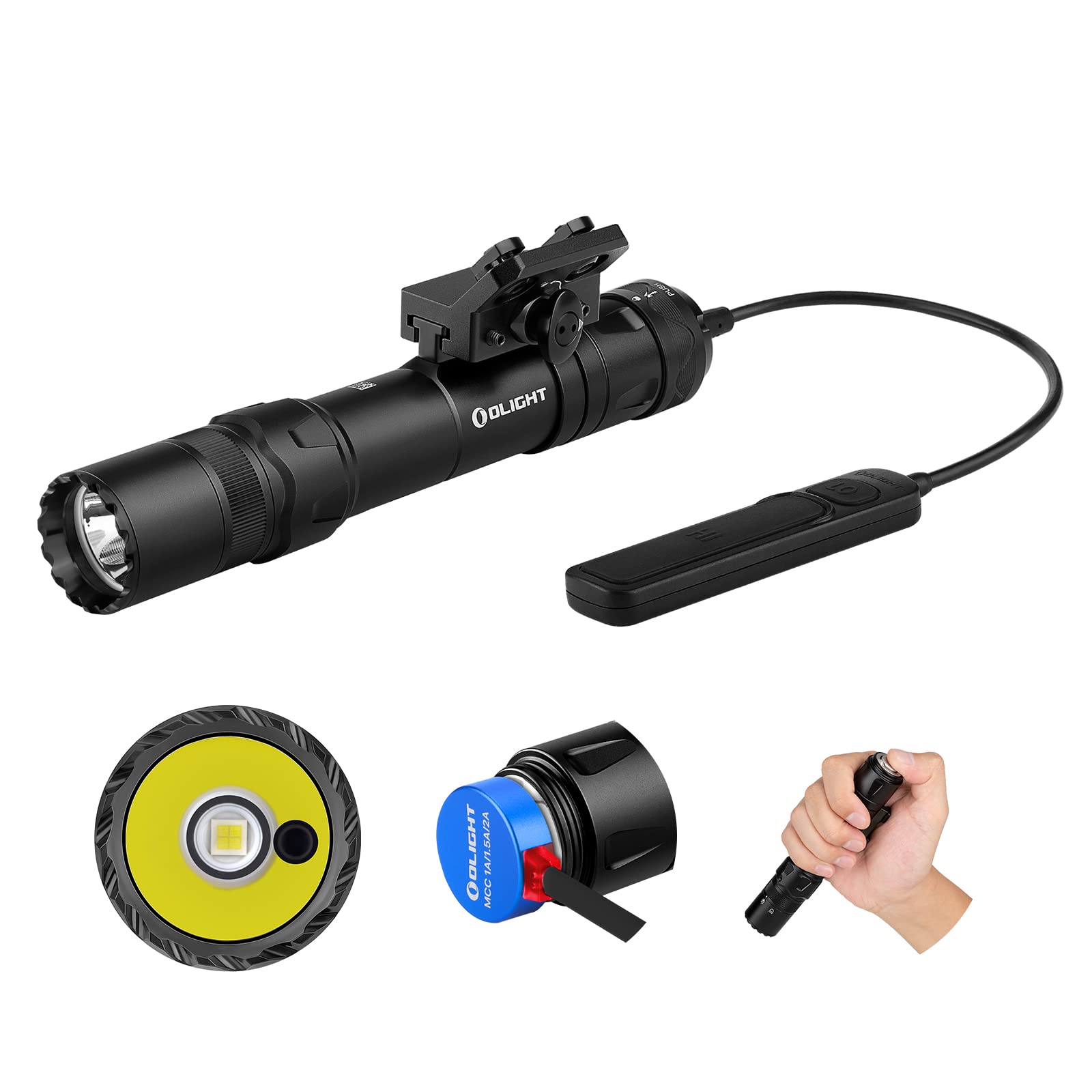 Buy OLIGHT Odin GL M 1500 Lumens Rechargeable MLOK Flashlight with ...