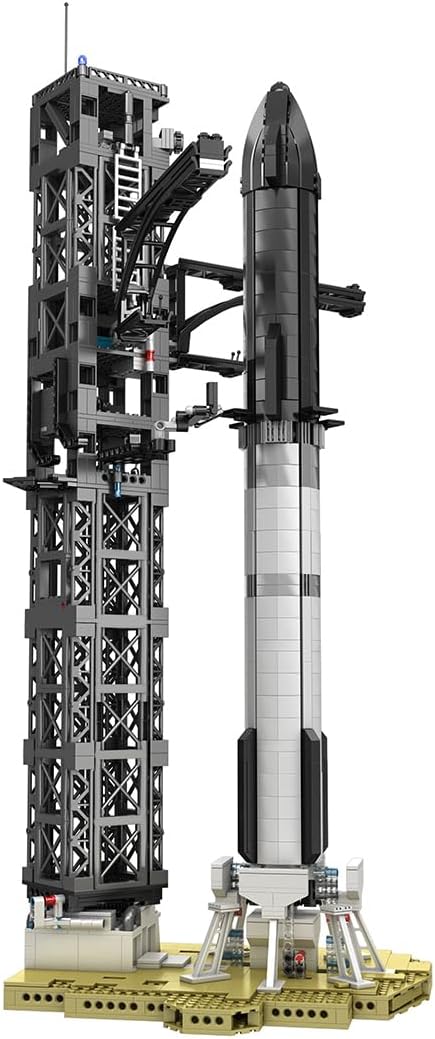 Amazon.com: DERELOAS Starship Rockets Building Bolcks for Adults ...