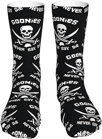 Amazon.com: Goonies Never Say Die 16 Inch Sports Round Neck Socks ...