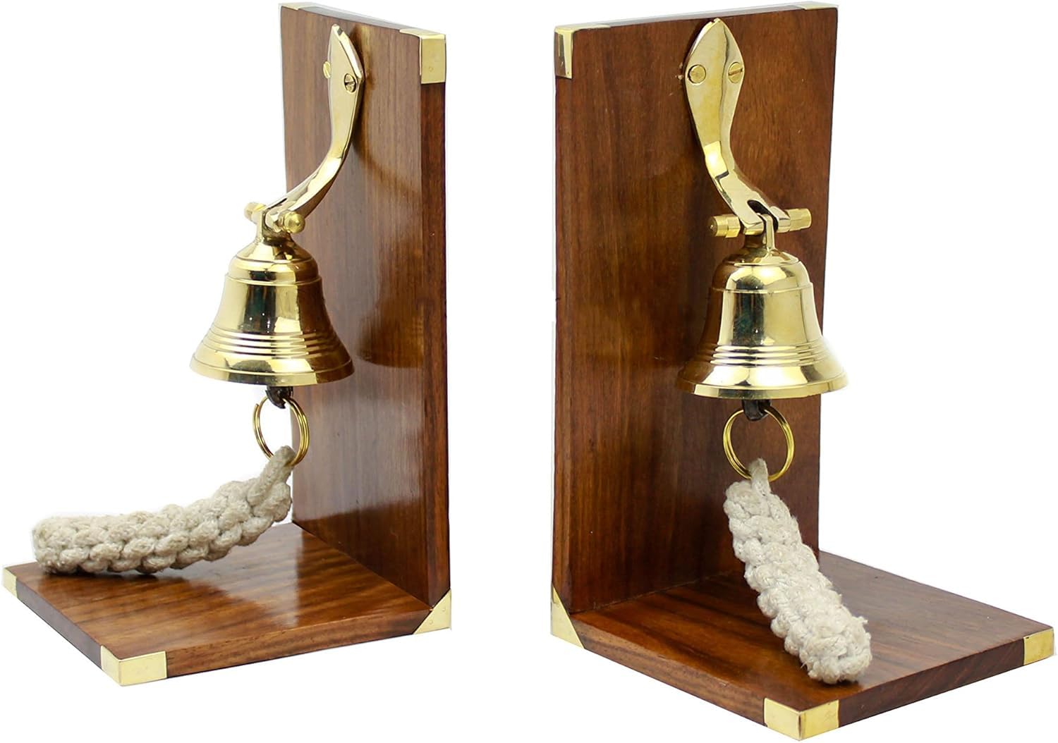 Amazon.com: Nautical Boat Bell Bookend | Book Holders | Nautical Gifts ...