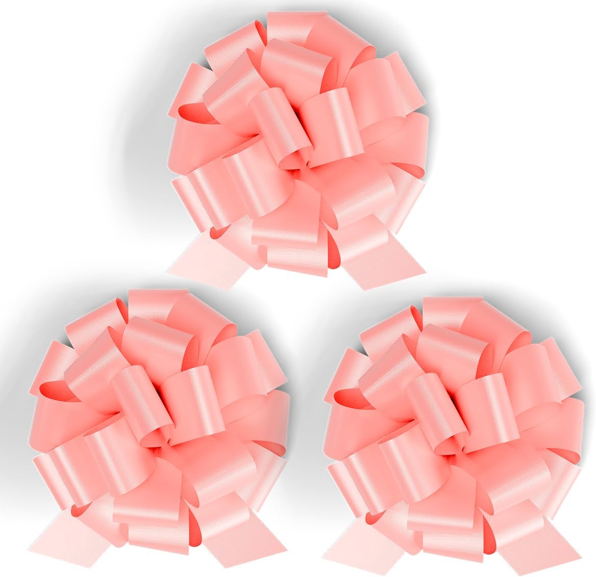 Amazon.com: Extra Large Light Pink Gift Wrap Pull Bows - 8" Wide, XL ...