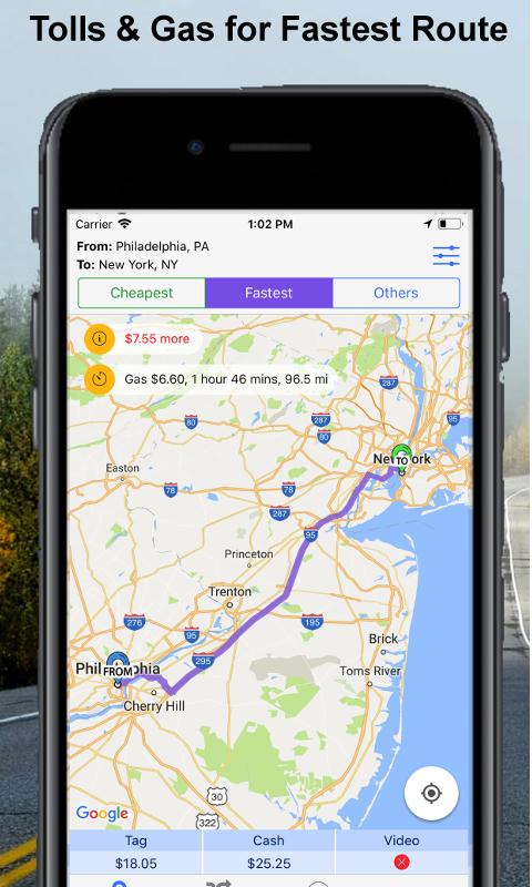 Toll calculator -car truck trailer Free | Tollguru:Amazon.co.uk ...