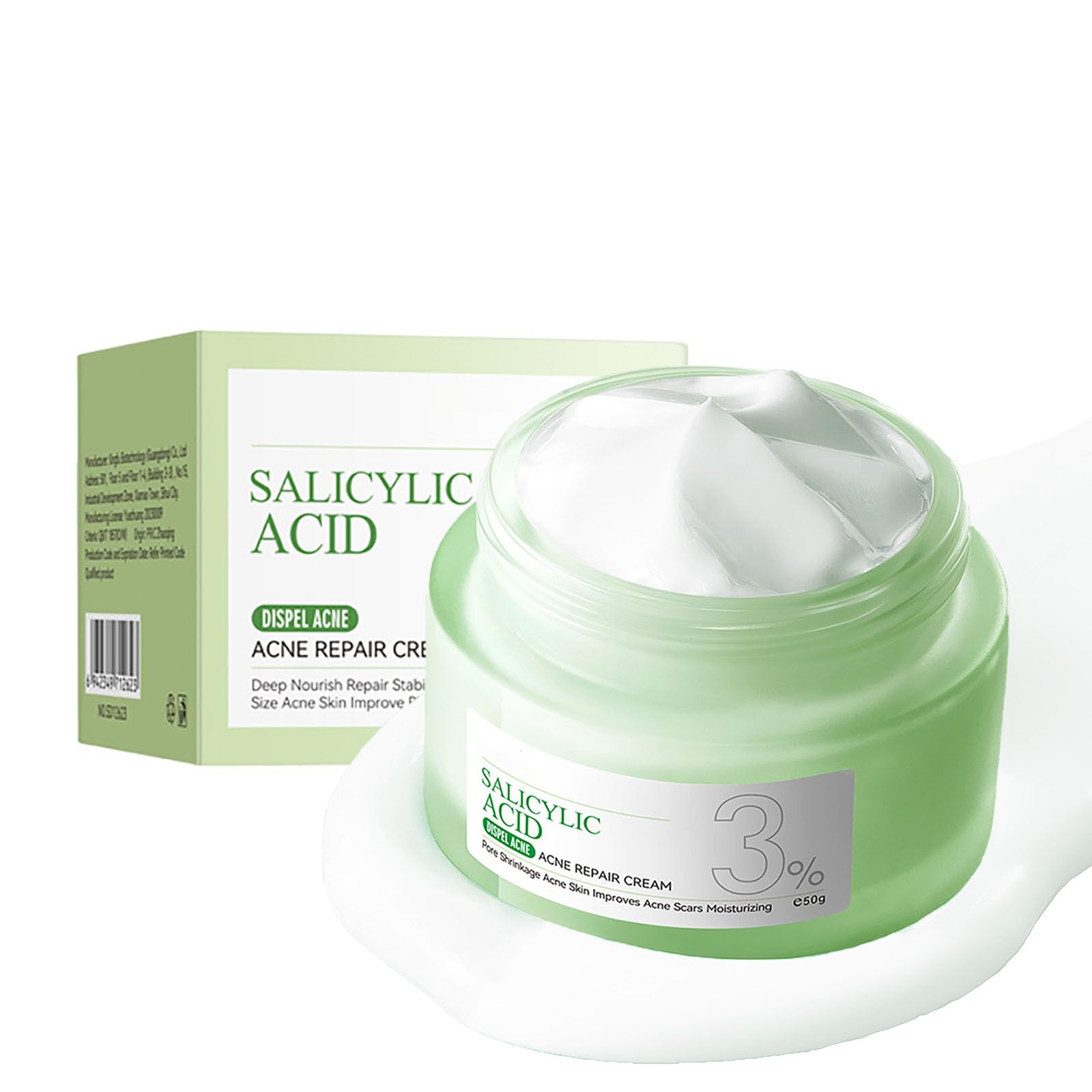 Salicylic Acid Acne Cream 50g - 3% BHA Spot Cream for Acne - Blackhead ...