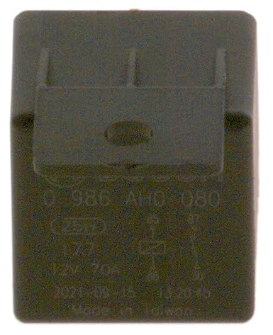Amazon.com: Bosch 0986AH0080 Power Relay 12V 20A, IP5K4, Operating Temperature from -40 Degree ...