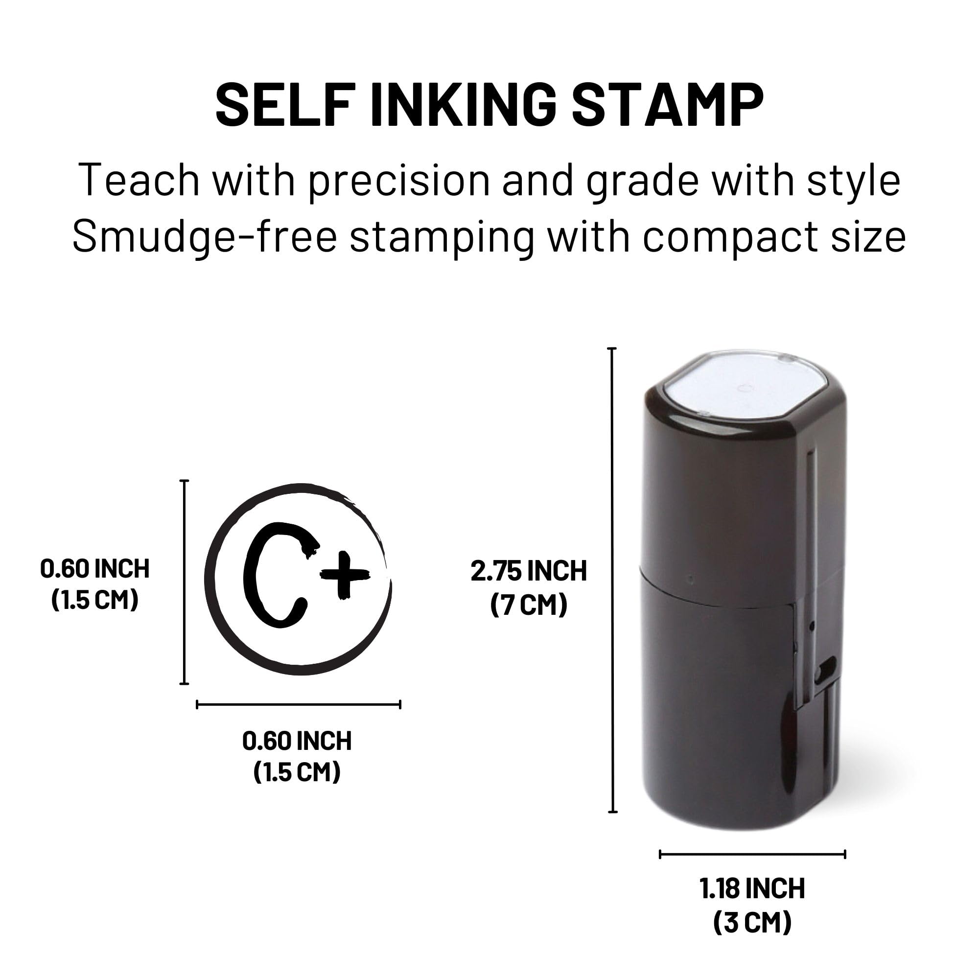 Snapklik.com : Teacher Grading Stamps, Self-Inking Rubber Stamps ...